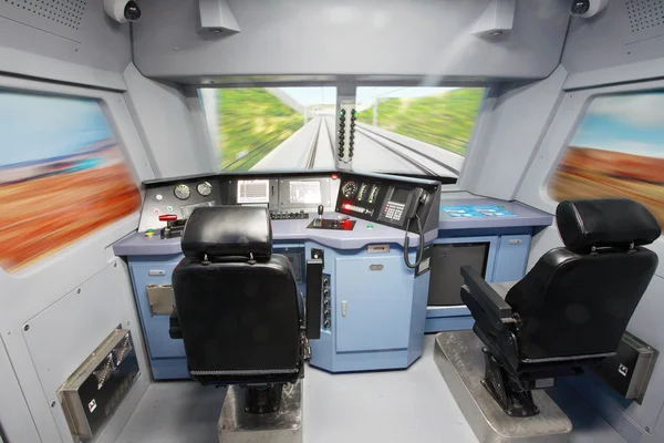 Cockpit of modern trains — Stock Photo © zhudifeng #6438367