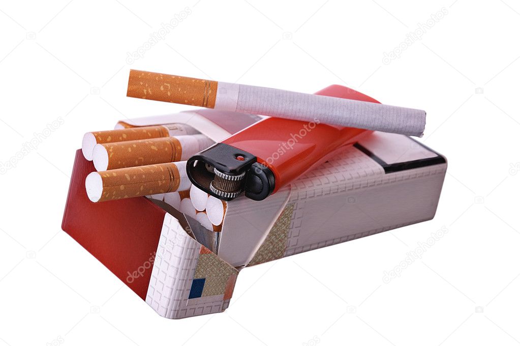 Open pack of cigarettes Stock Photo by ©begemot_30 5481837