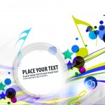 Colorful music note — Stock Vector © redshinestudio #5735879