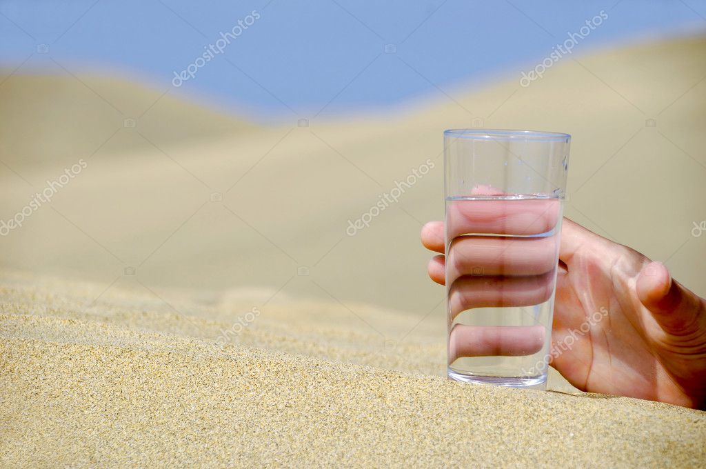 Hand reaching for water — Stock Photo © c-foto #6307803