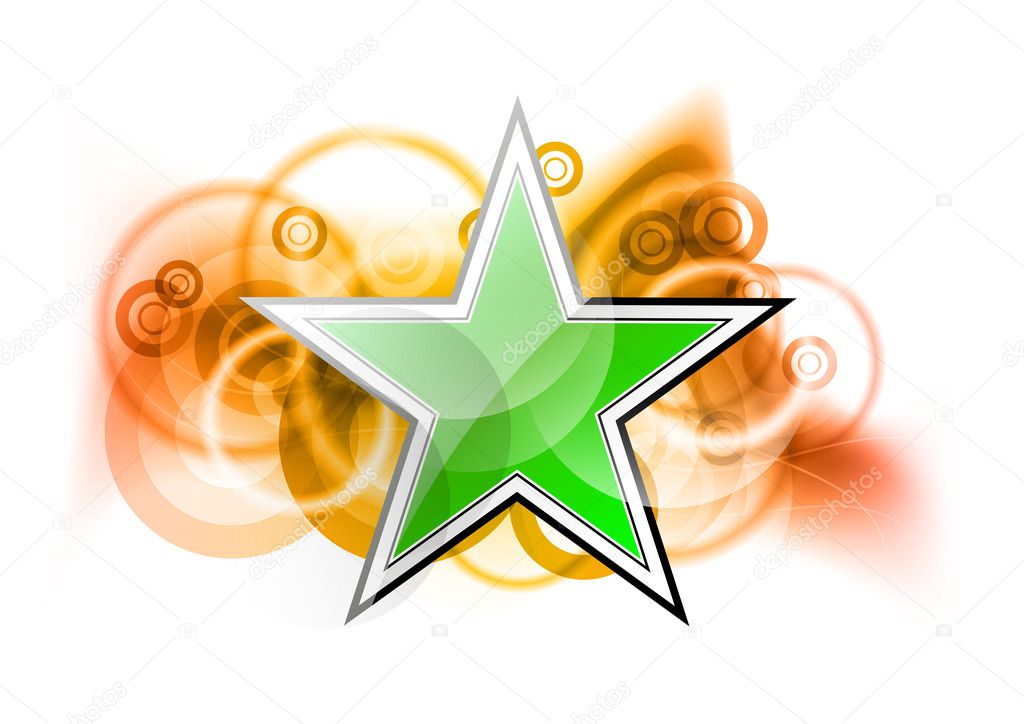 Green star Stock Vector Image by ©vlastas #5445084