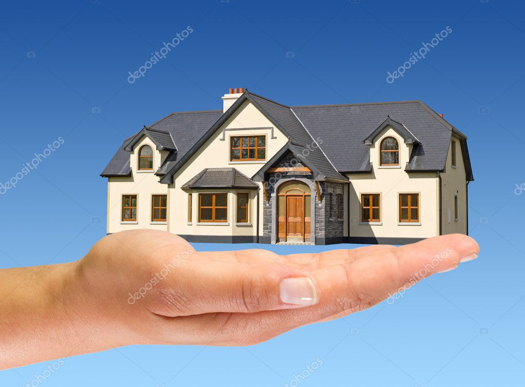 A new home on hand Stock Photo by ©Patryk_Kosmider 5589197