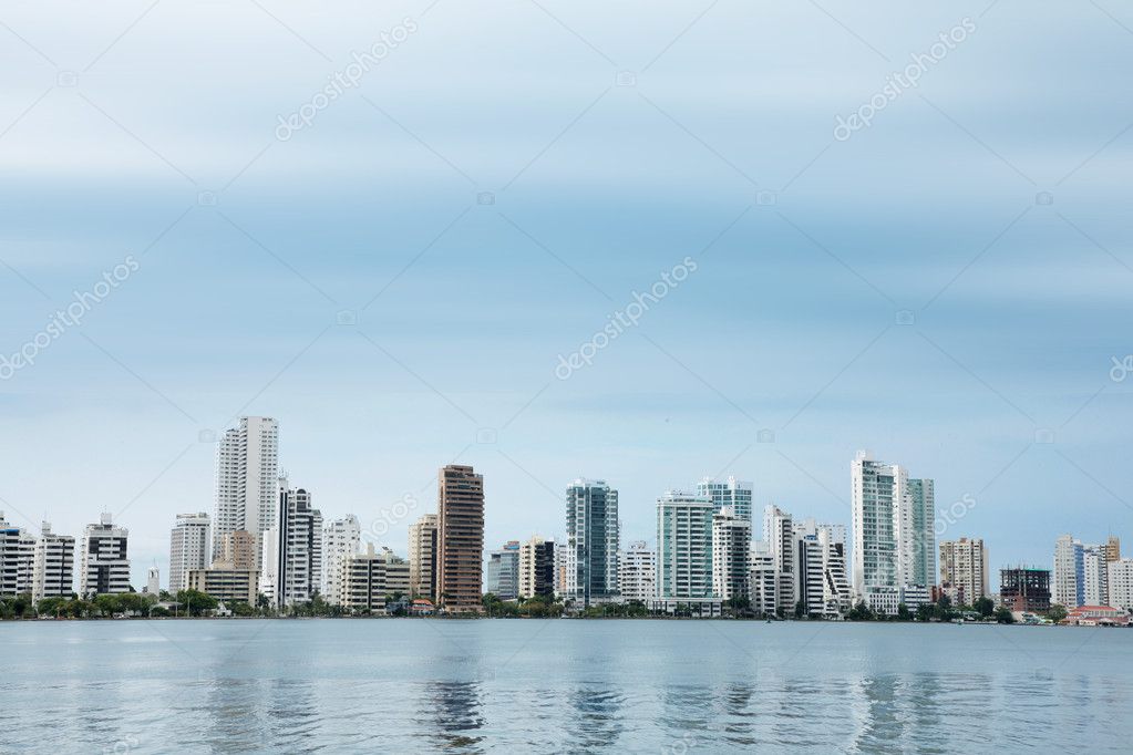 Landscape with buildings — Stock Photo © yupiramos #5740457