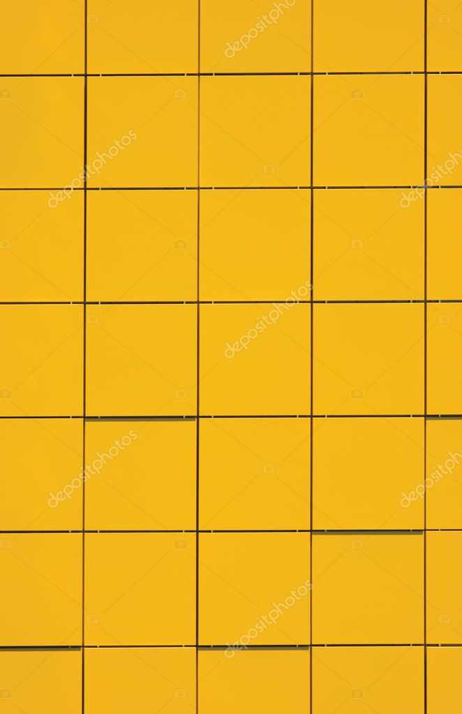Yellow Metallic Facade Panel Background Natural Vertical Texture Stock ...