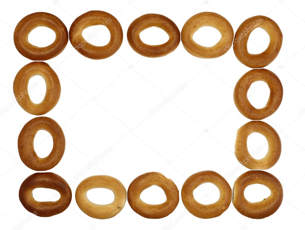 Small bagels frame — Stock Photo © papa1266 #6016756