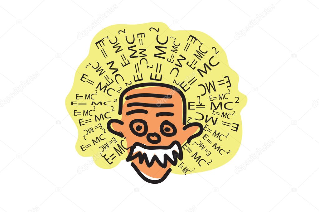 Albert einstein head Stock Photo by ©jonnysek 6233770