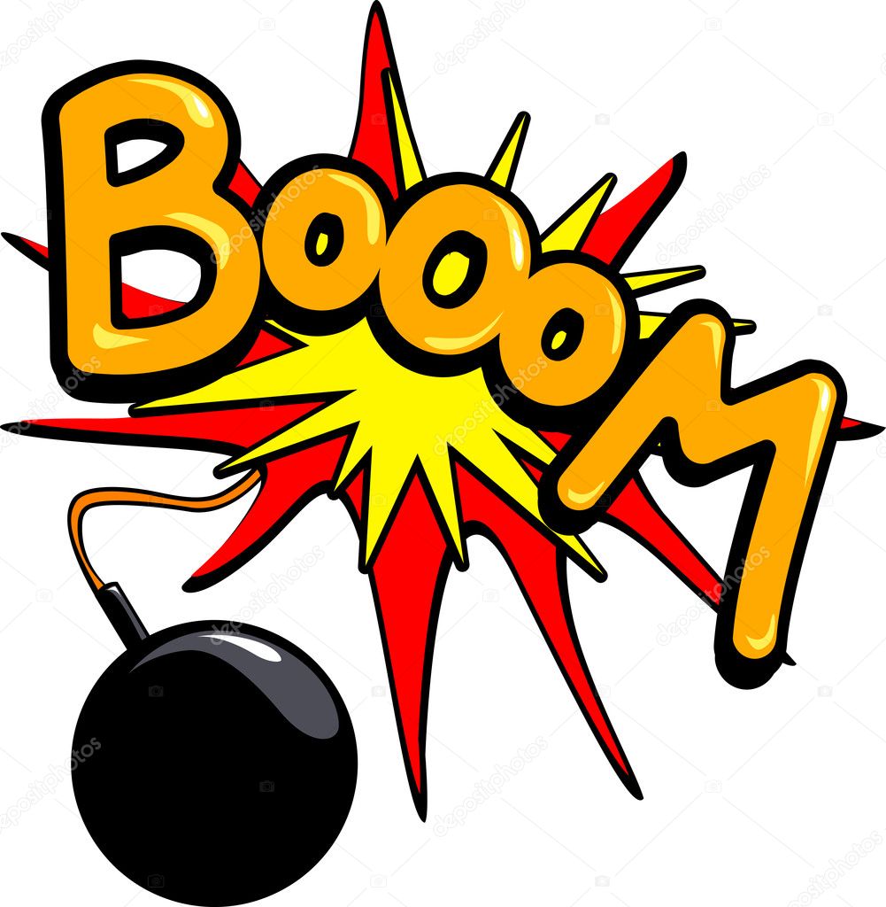 Booom! — Stock Vector © LuisaVenturoli #5811658