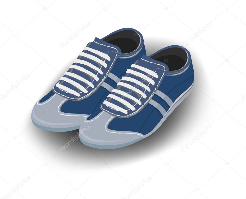 Sport Shoes Sneakers Vector — Stock Vector © Emaria 5744829