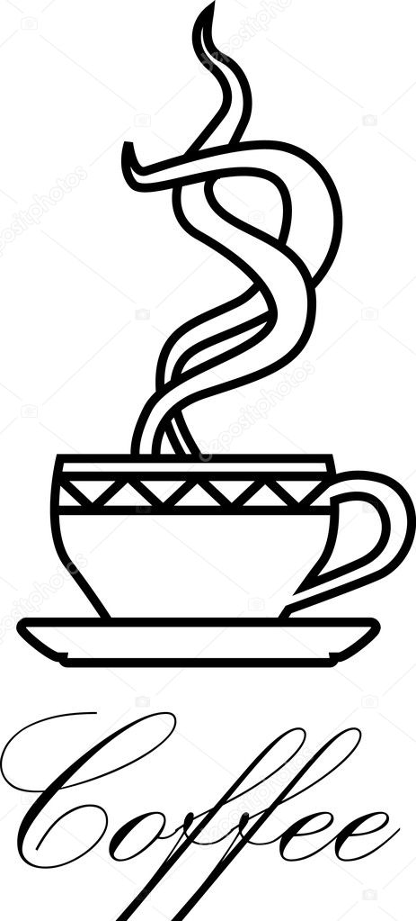 Coffee symbol — Stock Vector © dagadu #5588887