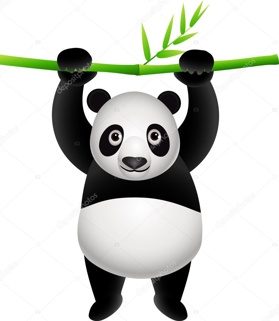 Panda cartoon — Stock Vector © dagadu #5859101