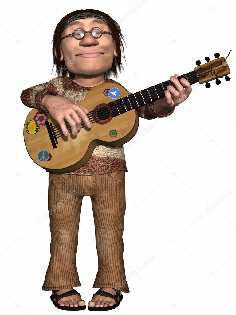 Flower Power Hippies 1960s