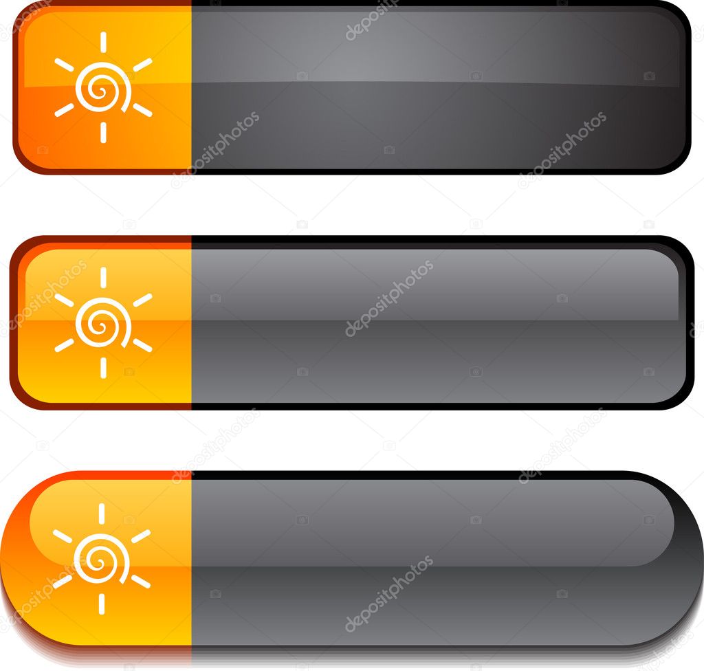Sun button set. — Stock Vector © Maxborovkov #6063283 Sun button set. — Stock Vector © Maxborovkov #6063283