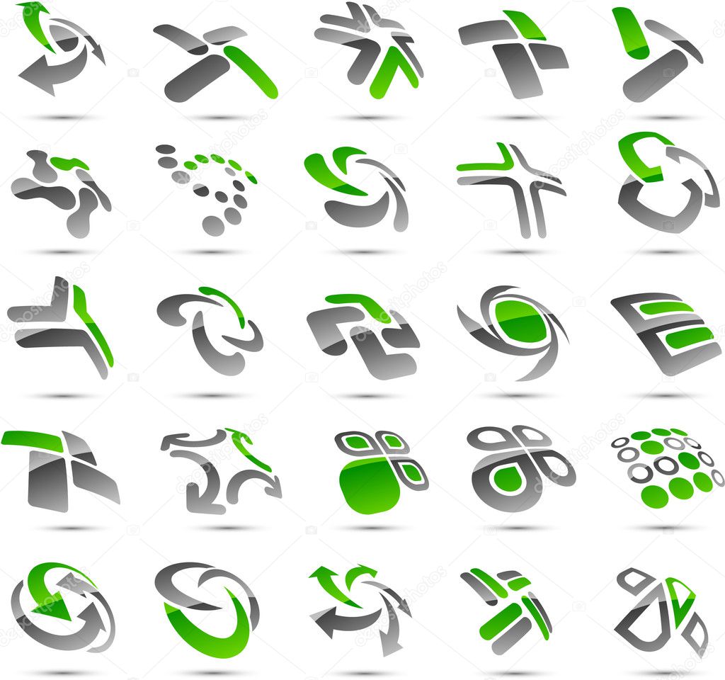 Big collection of company signs. Stock Vector Image by ©Maxborovkov ...