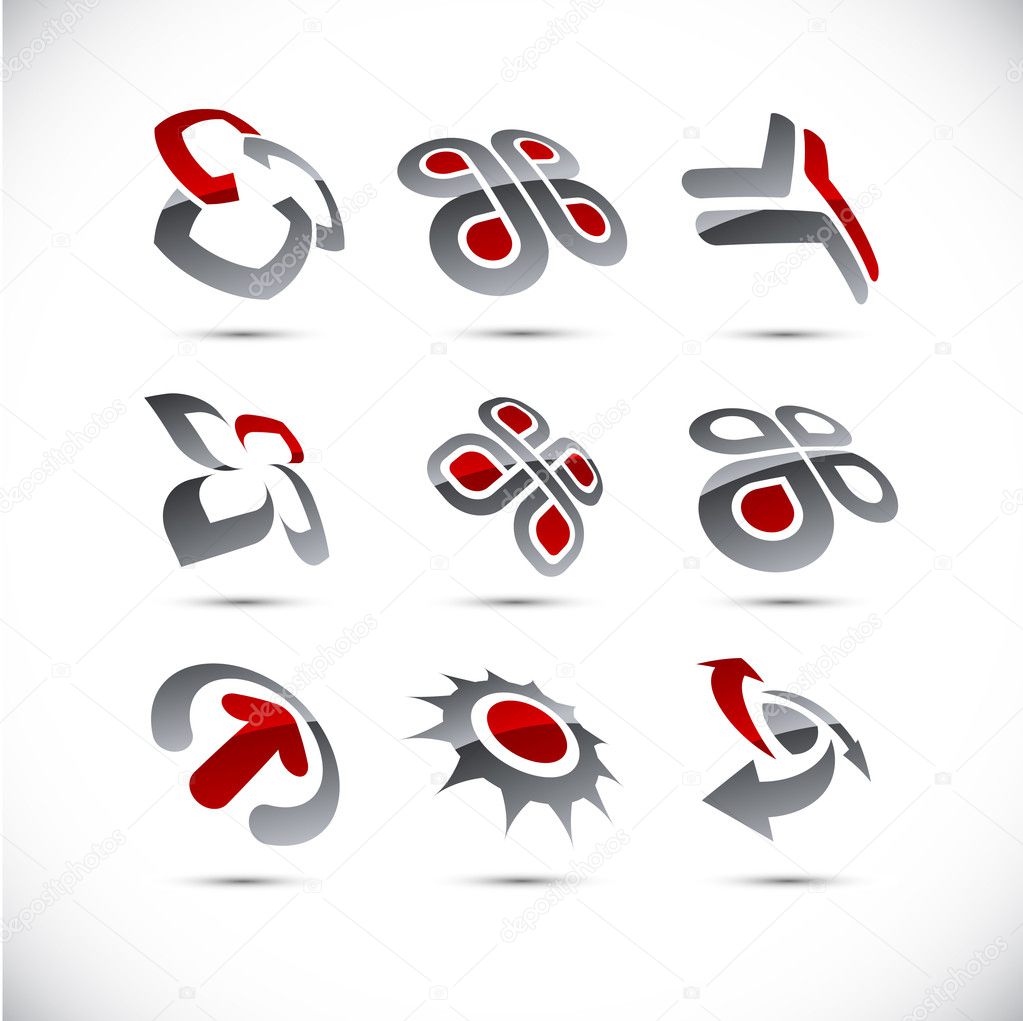 Company signs. Stock Vector by ©Maxborovkov 6188942