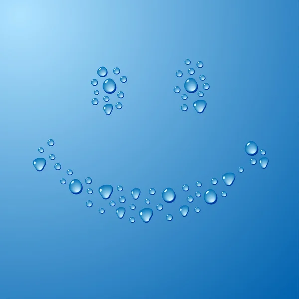 Water drops shaped word AQUA - vector background — Stock Vector ...
