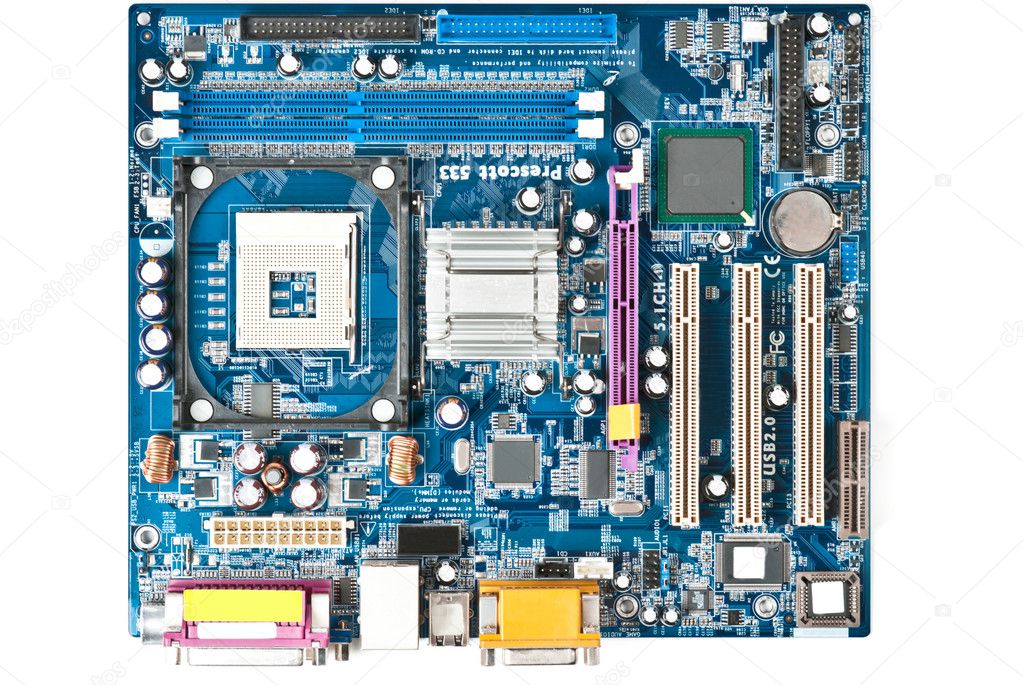 Computer motherboard Stock Photo by ©Sun_rise 5540931