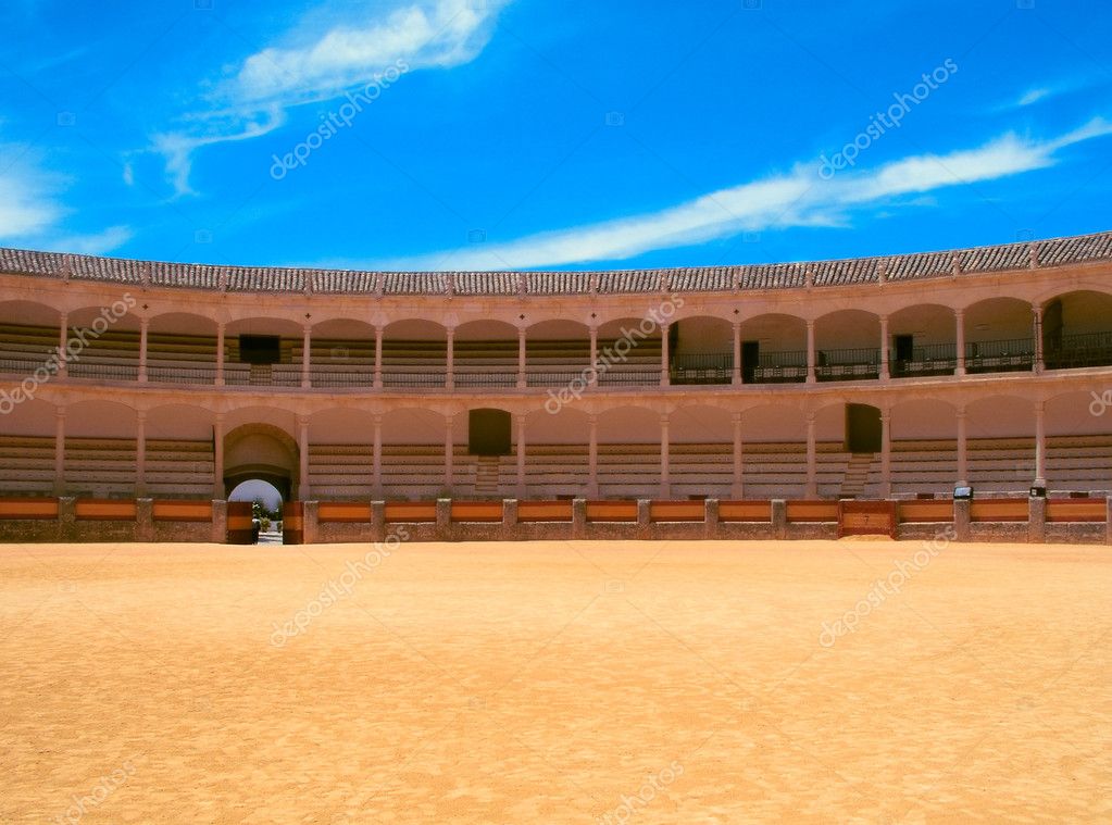 Bull Fighting Arena — Stock Photo © creisinger #5420216