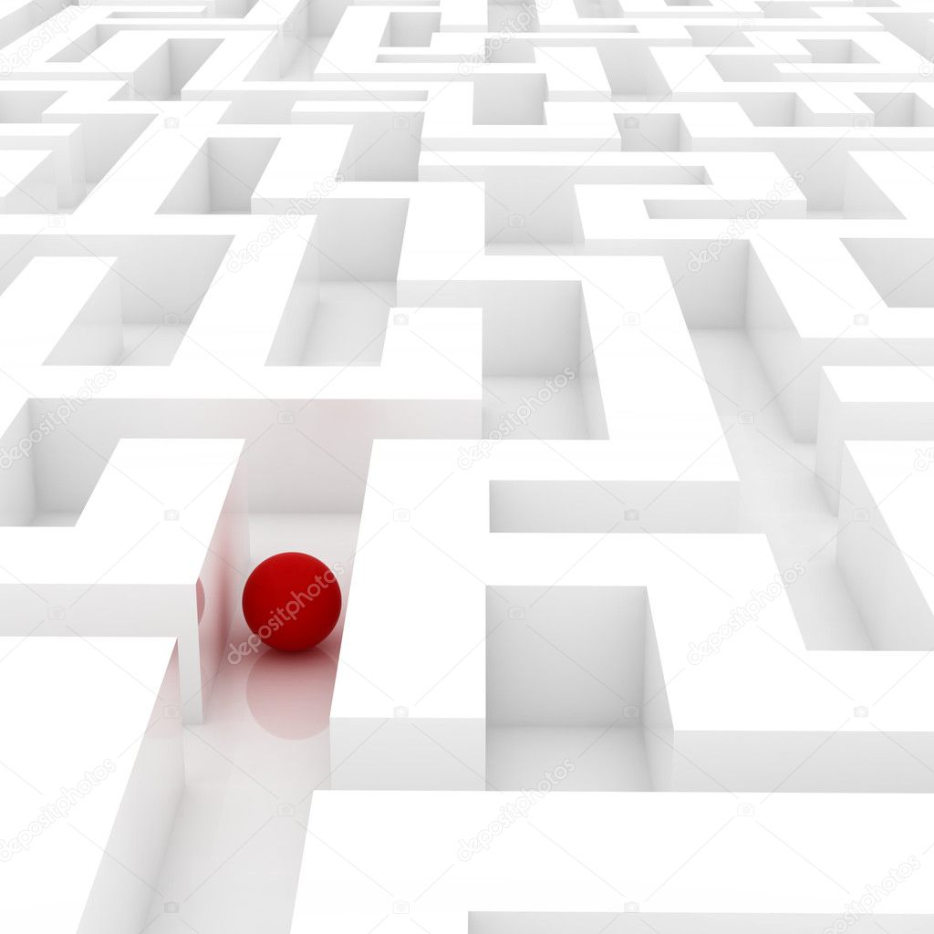 White maze Stock Photo by ©morenina 5649507