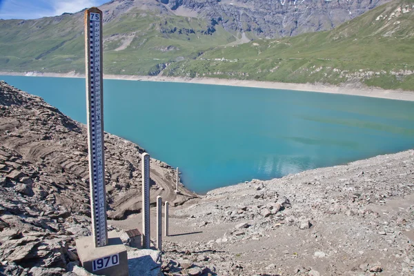 Dam water level measurement - Stock Image - Everypixel