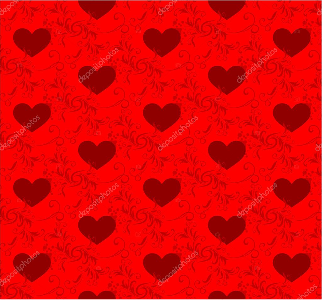 Heart pattern background Stock Vector by ©iconspro 6030945