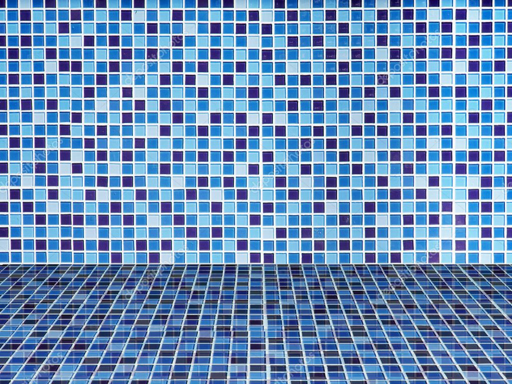 Bright Blue ceramic Wall and floor Stock Photo by ©nuttakit 5891631