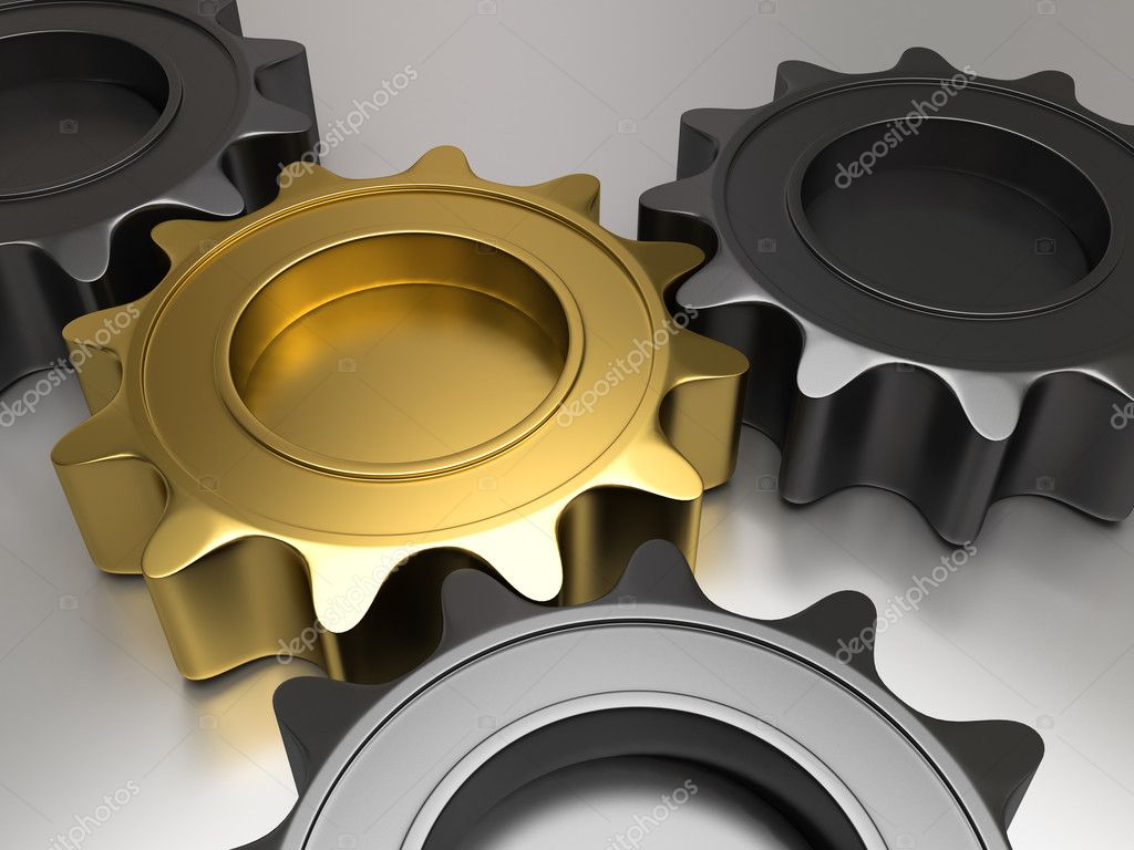 3d gears — Stock Photo © Supertrooper #6244832