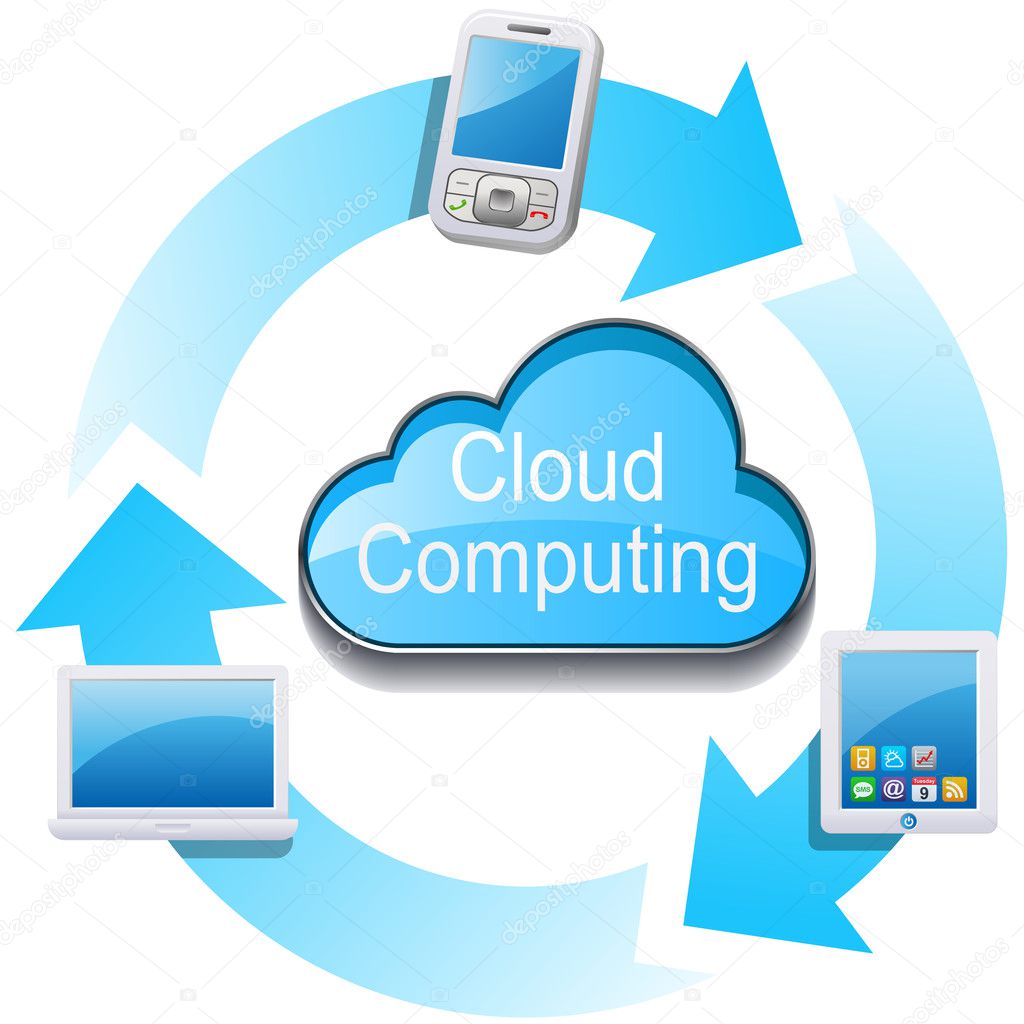 Cloud Computing Network — Stock Photo © arrow123 #6627081