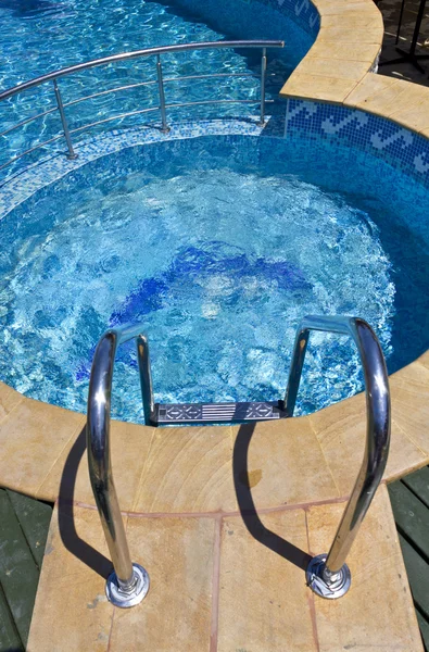 Swimming pool with jacuzzi - Stock Image - Everypixel