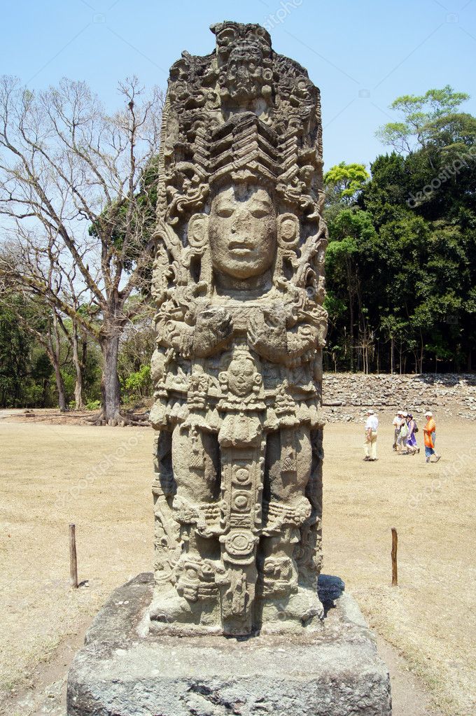 Mayan Stela Drawings