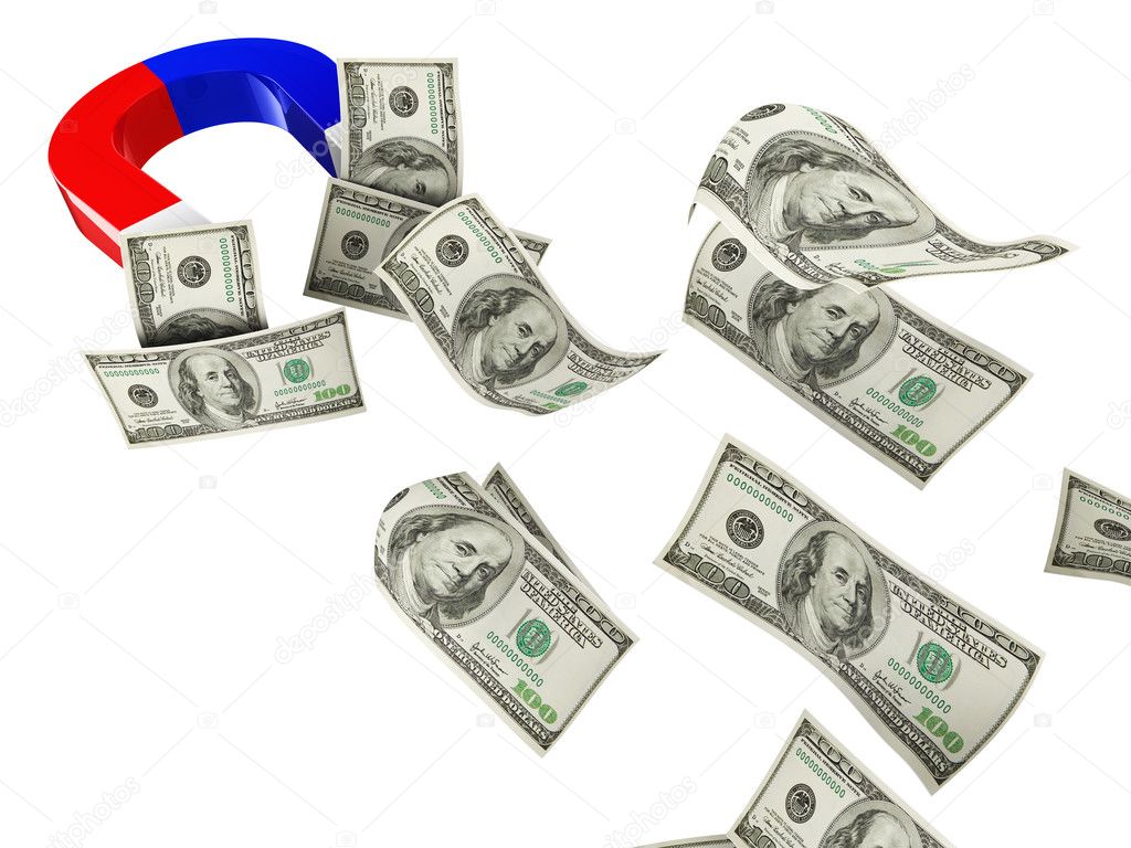 Money magnet — Stock Photo © mmaxer #5428188