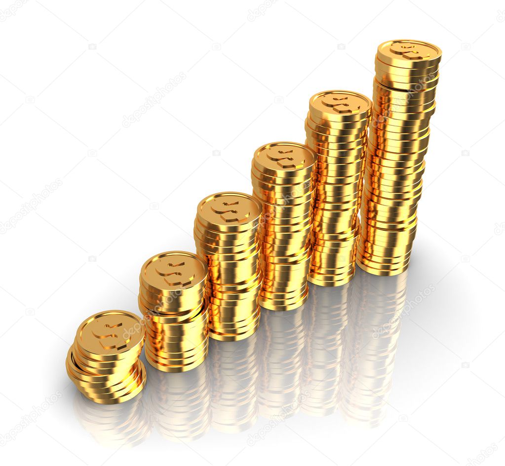 Rising money charts Stock Photo by ©mmaxer 5600780