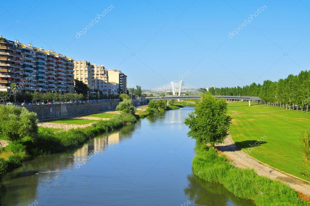 Segre River in Lleida, Spain — Stock Photo © nito103 #6113537