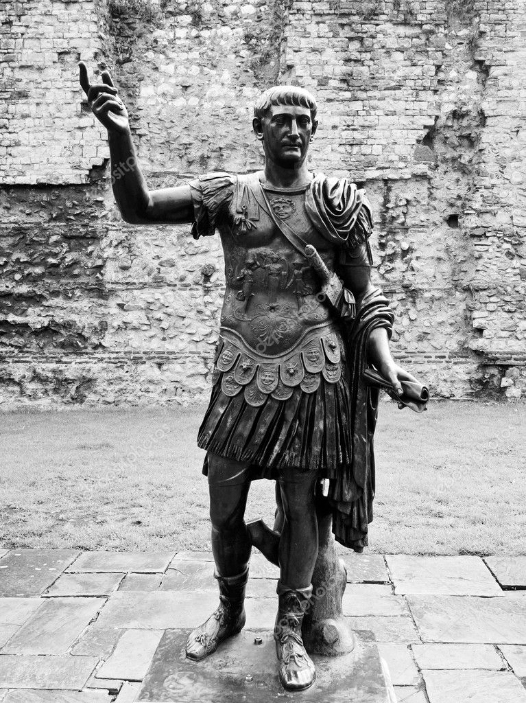 Emperor Trajan Statue — Stock Photo © claudiodivizia #6583356