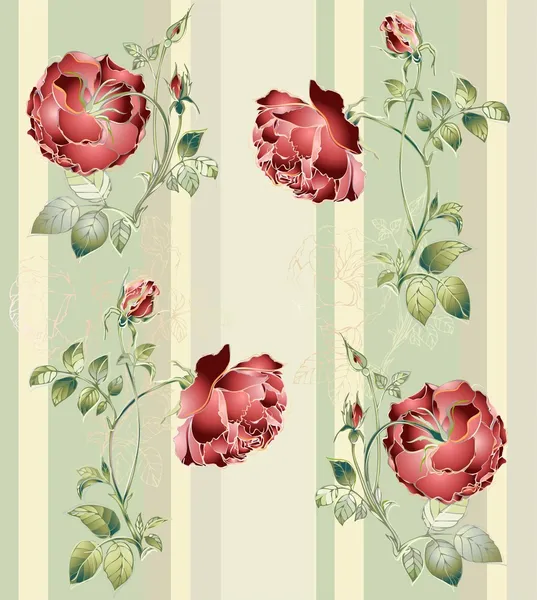 100,000 Rose scroll border Vector Images | Depositphotos