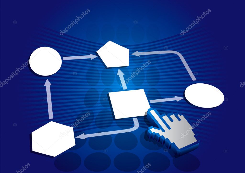 Flow chart — Stock Vector © eltoro69 #5610787 Flow chart — Stock Vector © eltoro69 #5610787