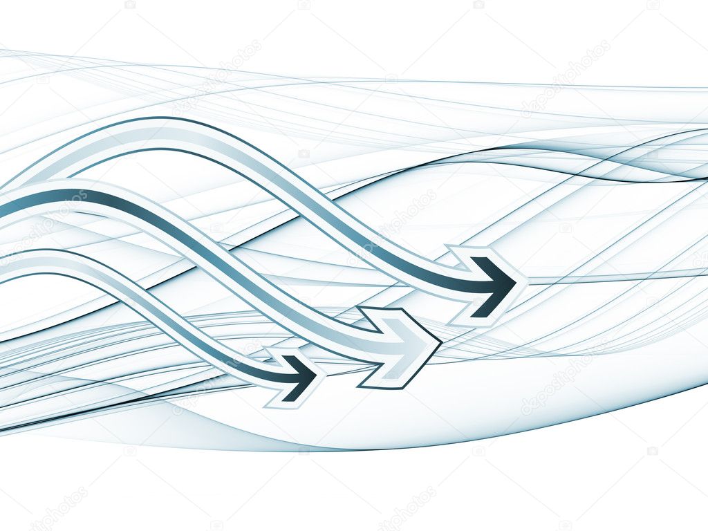 Arrow Wave — Stock Photo © agsandrew #6324966