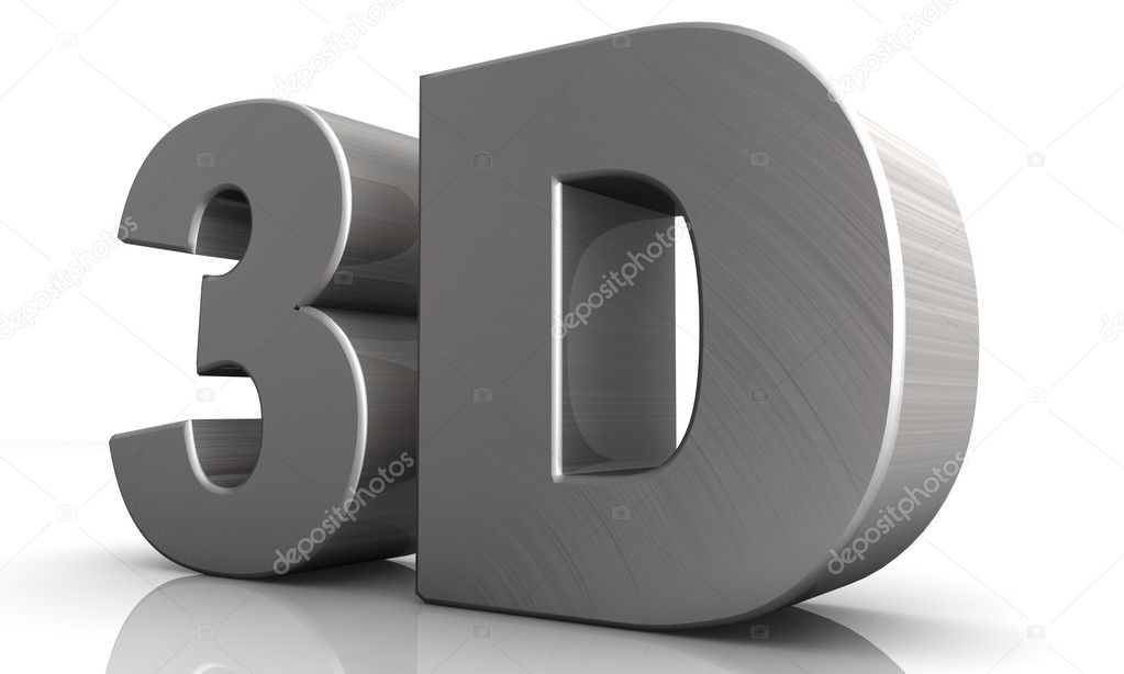 Letras en 3D vector - Imagui