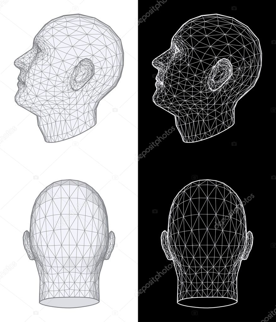 Human Head Vector Free Download