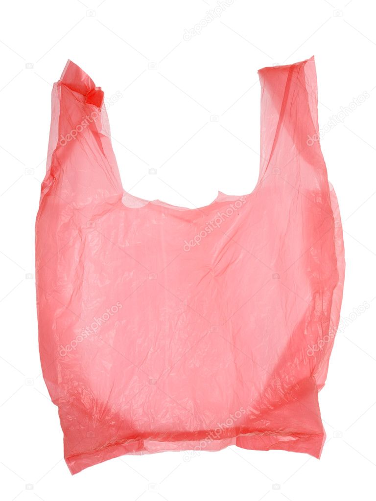 Plastic bag isolated on white background — Stock Photo © windujedi #6158979