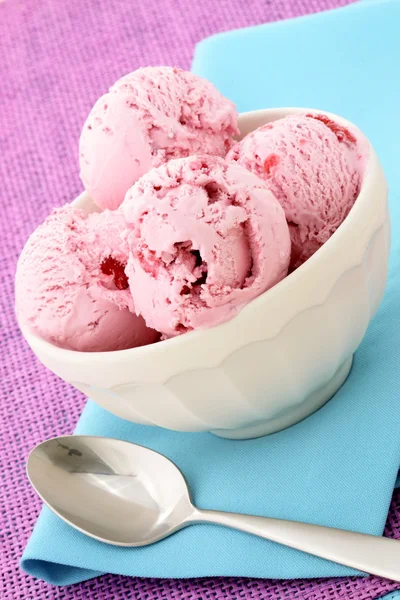 Delicious mixed berries ice cream - Stock Image - Everypixel