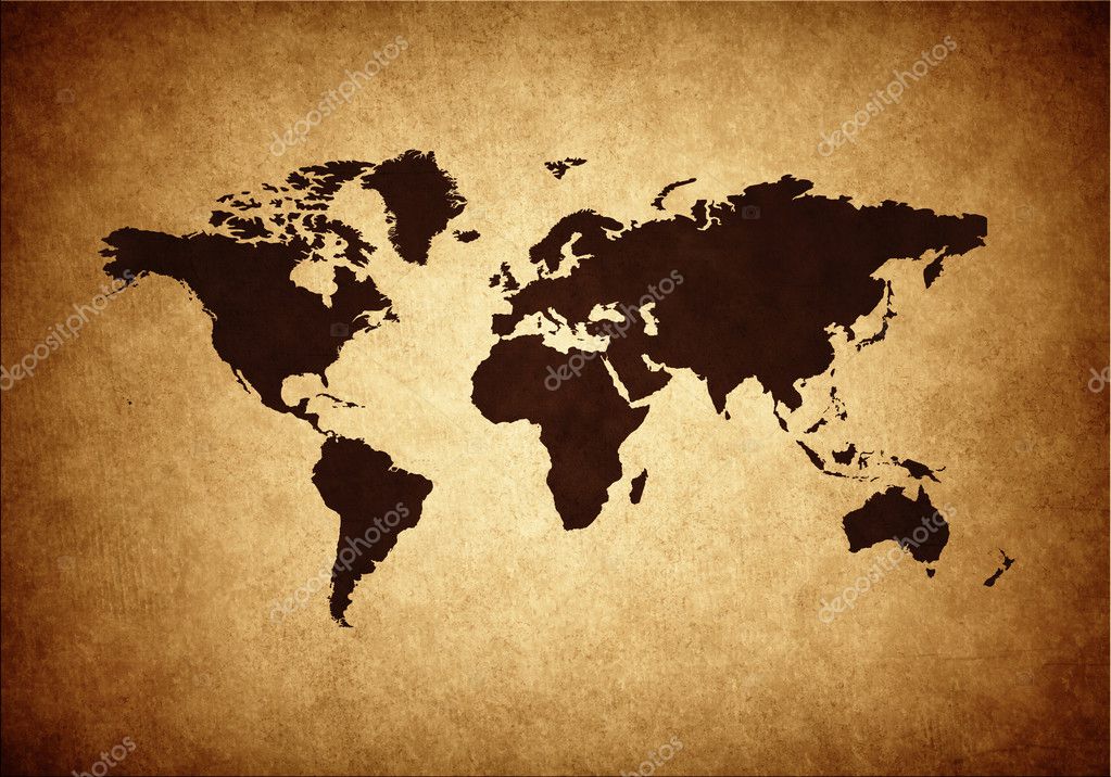 Grunge world map — Stock Photo © Rangizzz #5710788