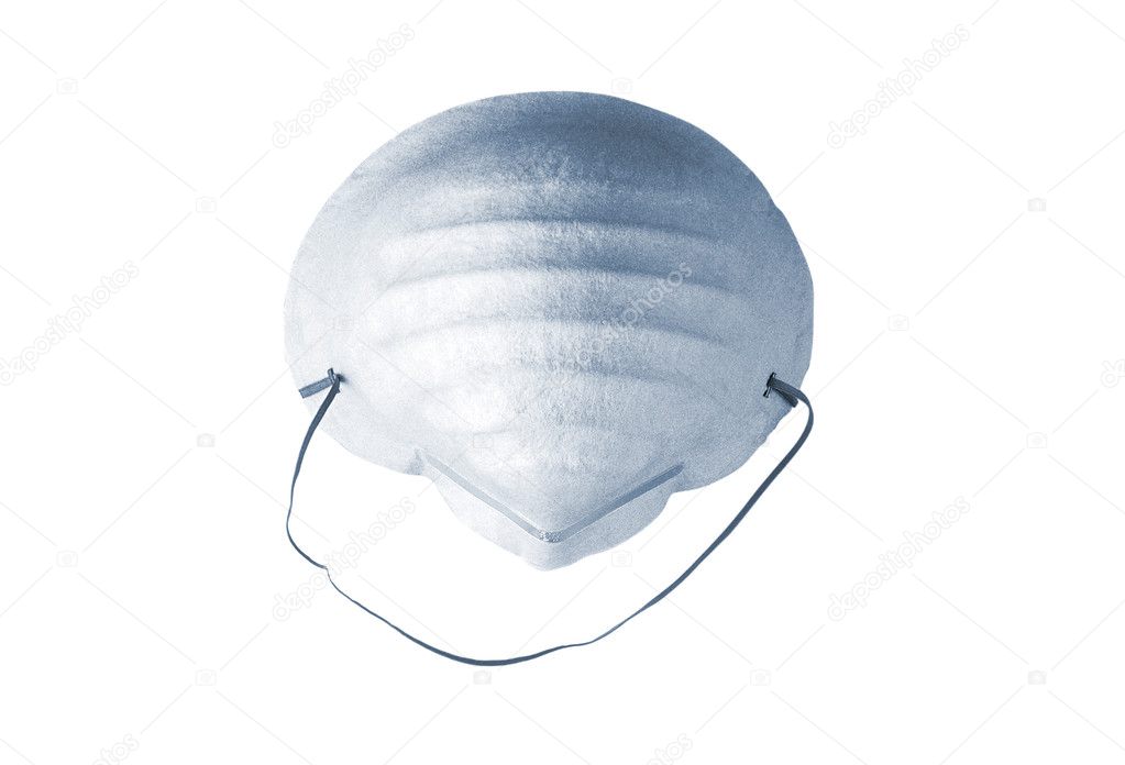 Anti dust face mask for health care isolated on white Stock Photo by ...