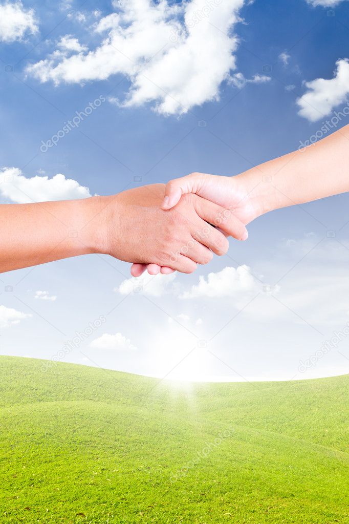 Agitar la mano para un nuevo día — Foto de stock #6181900 © tungphoto