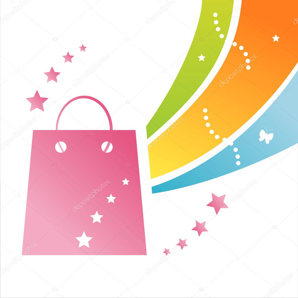 Shopping background Stock Vector by ©isabelle 5413263