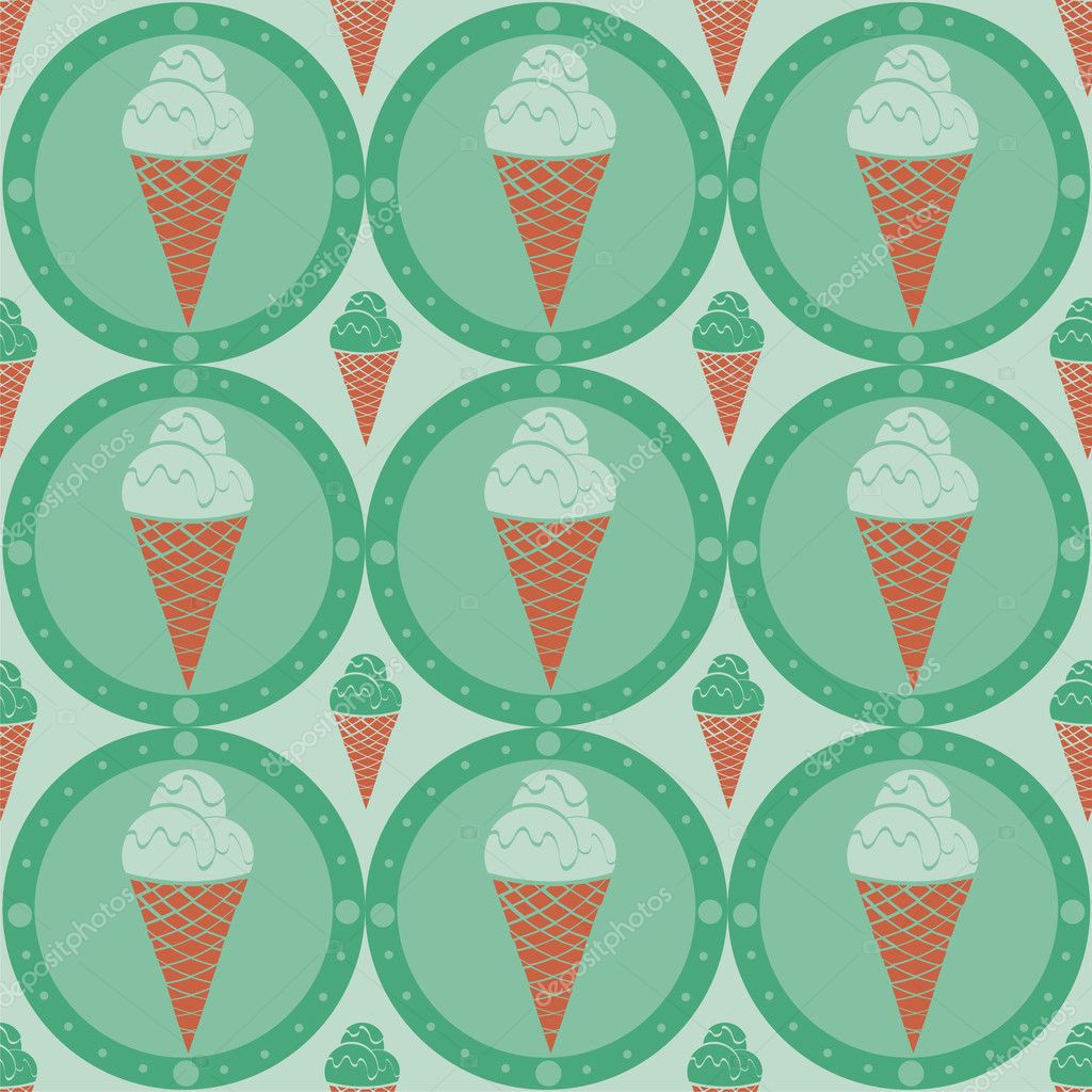 Ice cream pattern Stock Vector Image by ©isabelle #5483925