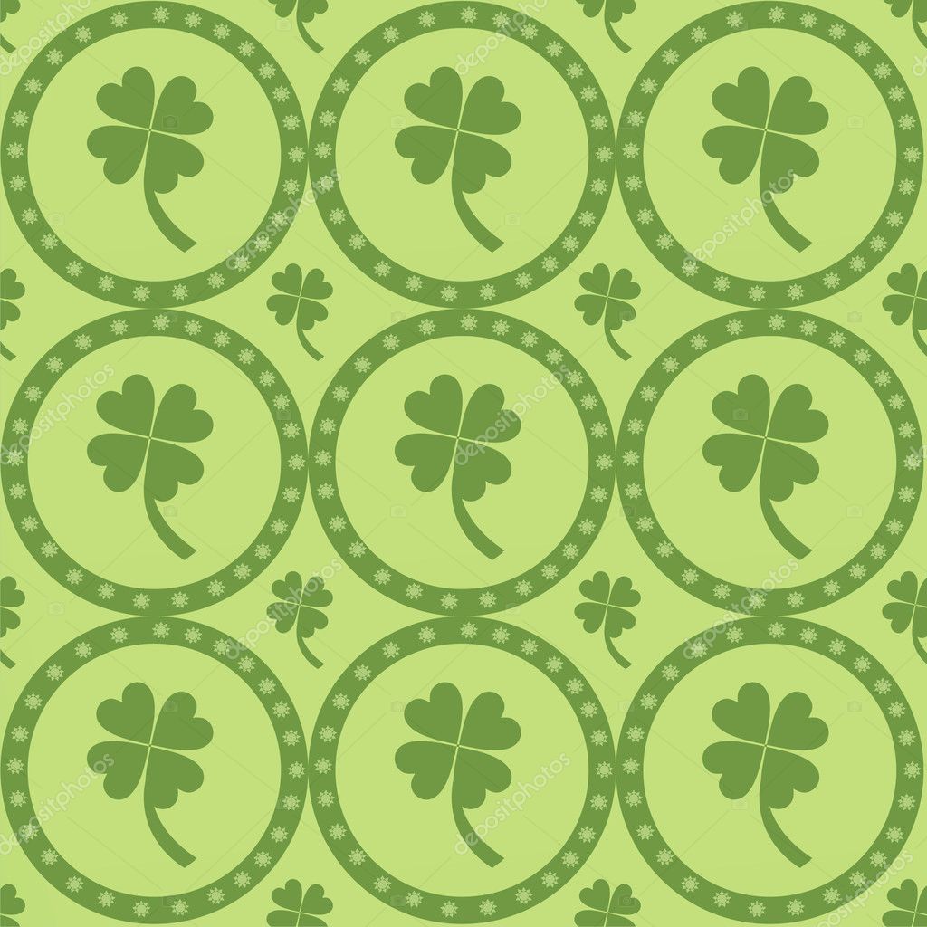 Clover pattern — Stock Vector © isabelle #5688160