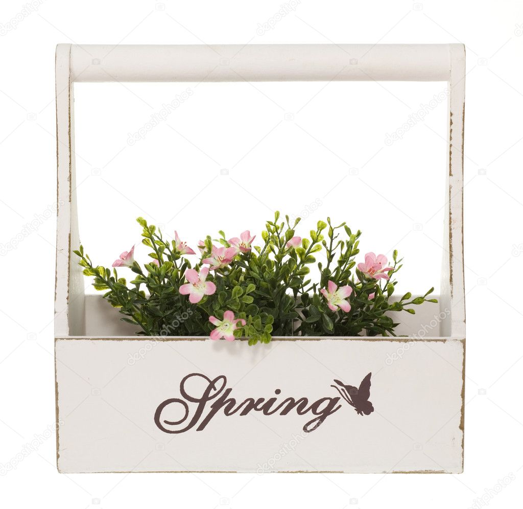 Plant Box with pink Flowers Stock Photo by ©kellyrichardson 6280422