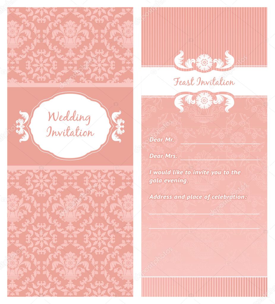 Feast-Invitation, template Stock Vector Image by ©ecelop #5779257