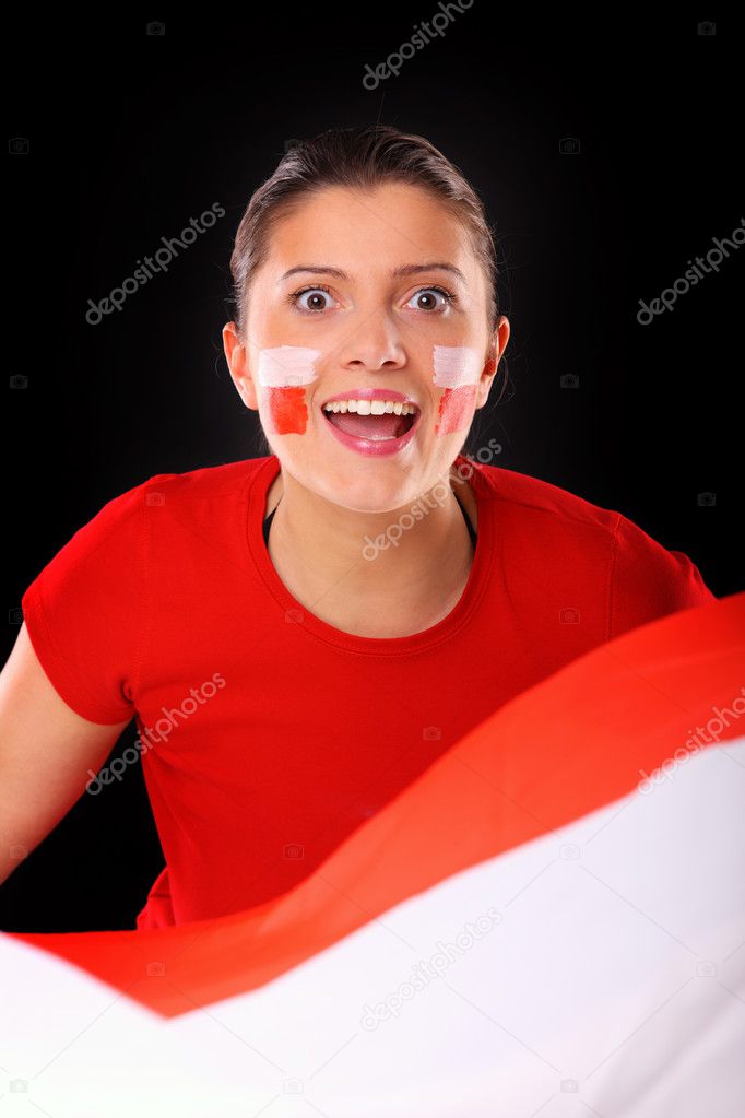 Polish fan — Stock Photo © macniak #6128591