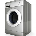 Closed washing machine Stock Photo by ©maxxyustas 7798364